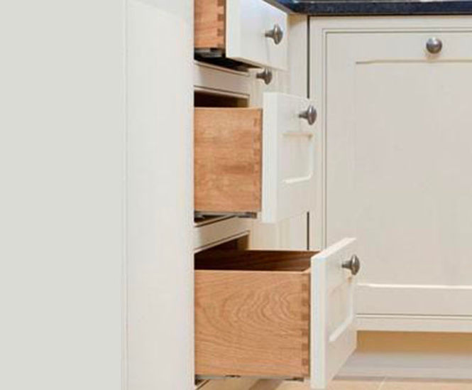 Bespoke solid oak dovetail drawers | Probox Systems