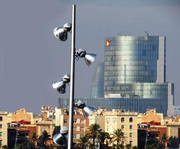 Outdoor lighting columns | EXTERNAL WORKS