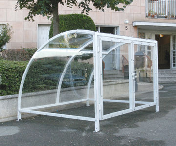 Polycarbonate roofed canopy shelters | EXTERNAL WORKS