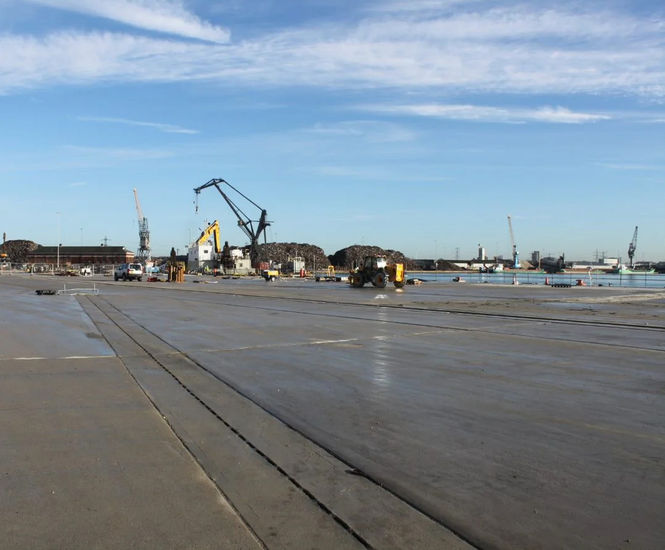 RECYFIX HICAP high-capacity drainage solution - Southampton Port | Hauraton