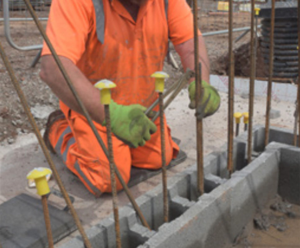 Stepoc concrete shuttering system - hollow blocks for retaining walls ...