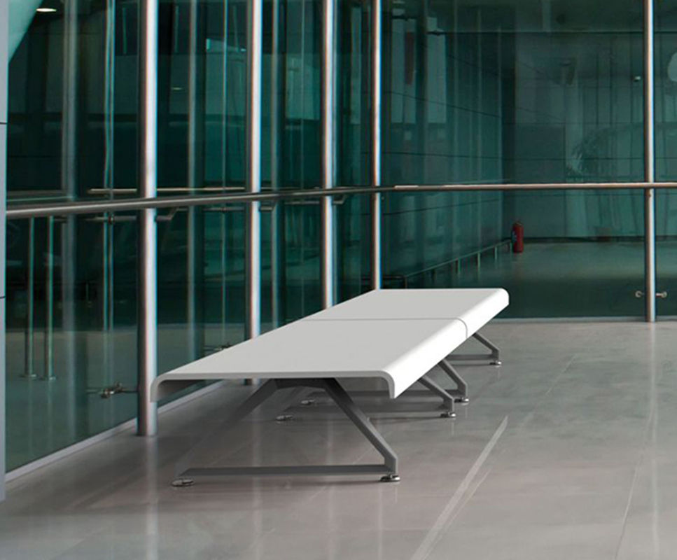 Air-Port - modular curved and linear freestanding bench system | Images