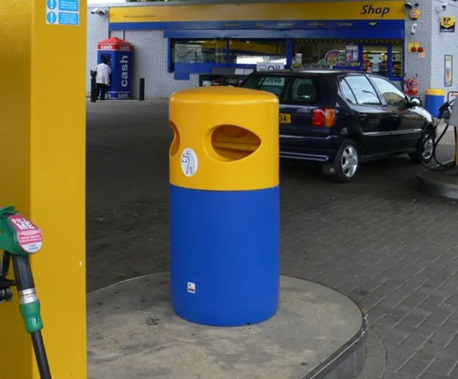 Leafield Viscount Forecourt Litter Bin | Leafield Environmental