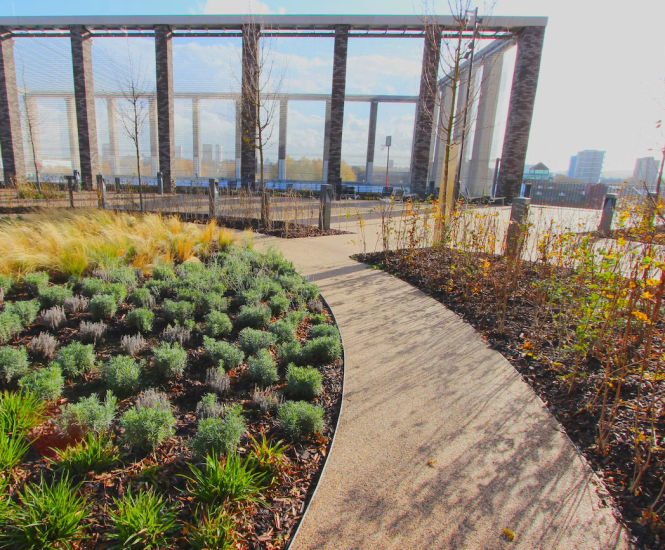 AluExcel landscape edging for 3000sqm garden at Project Light | Kinley