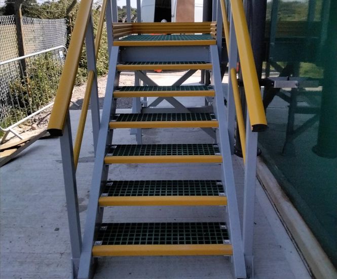 GRP Access Stairs | Step on Safety