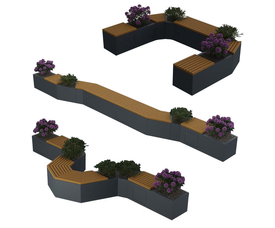 Images for Flow - modular seating, planter and storage units for terraces