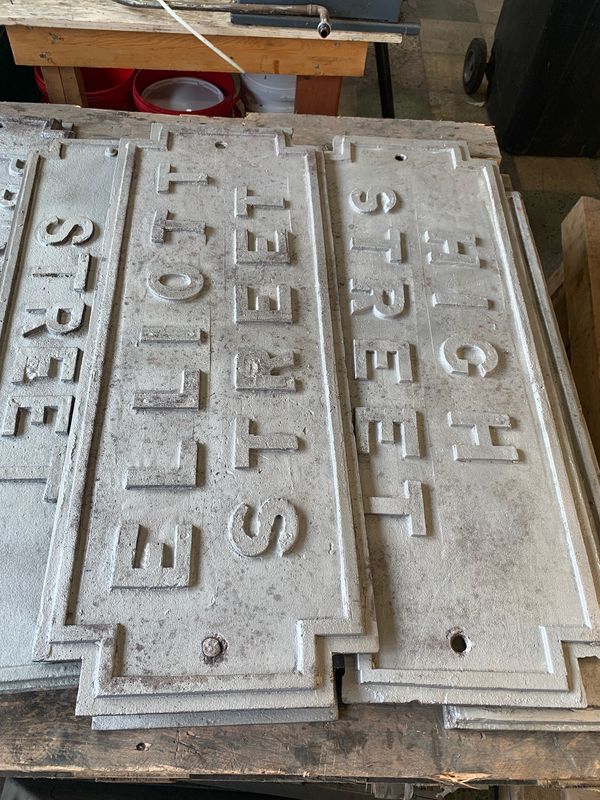 Images for Cast metal street nameplates