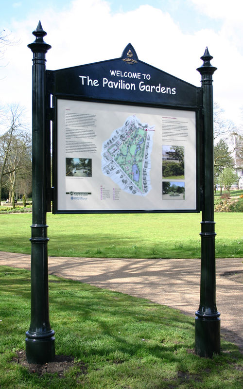 Images for Twin Post Interpretation Signs