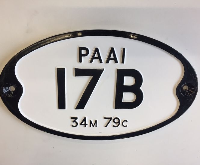 Cast Railway & Canal Bridge ID Plates | Leander Architectural