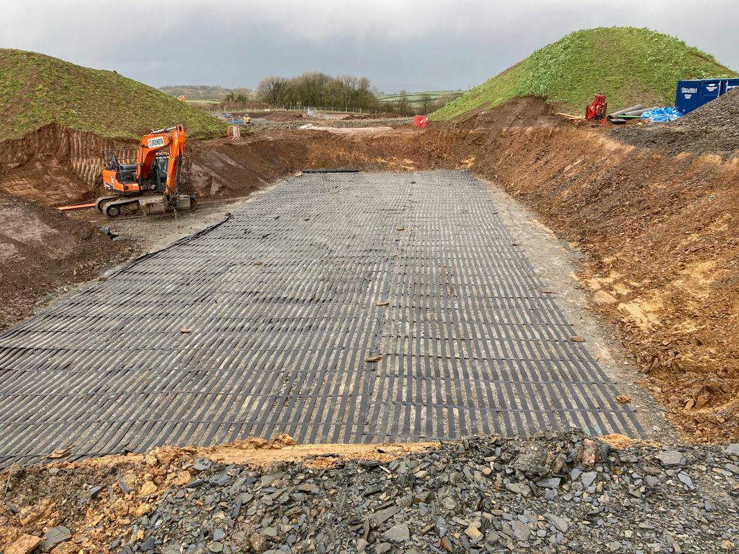 ParaLink® - uniaxial Geogrid | Images