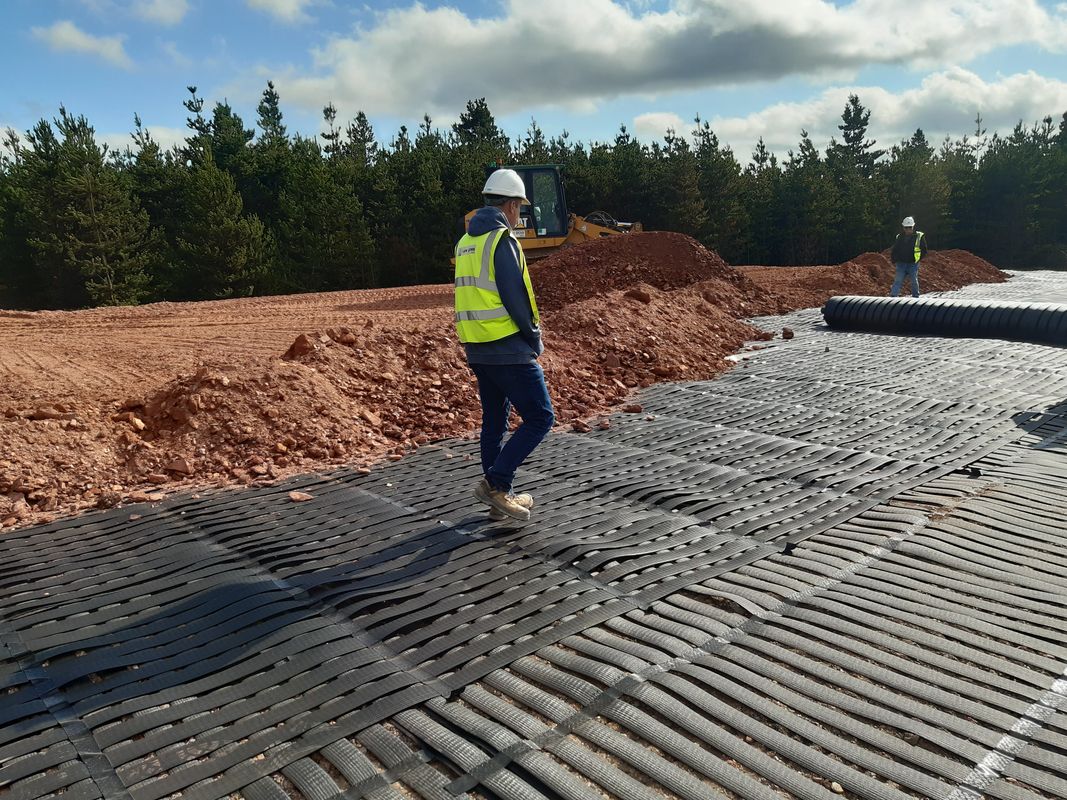 ParaLink® - uniaxial Geogrid | Images