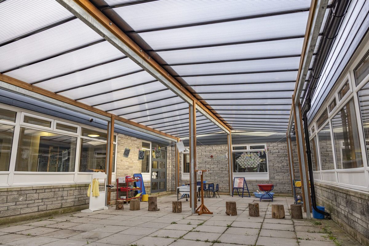 Images for Canopy provides outdoor classroom and play space for school