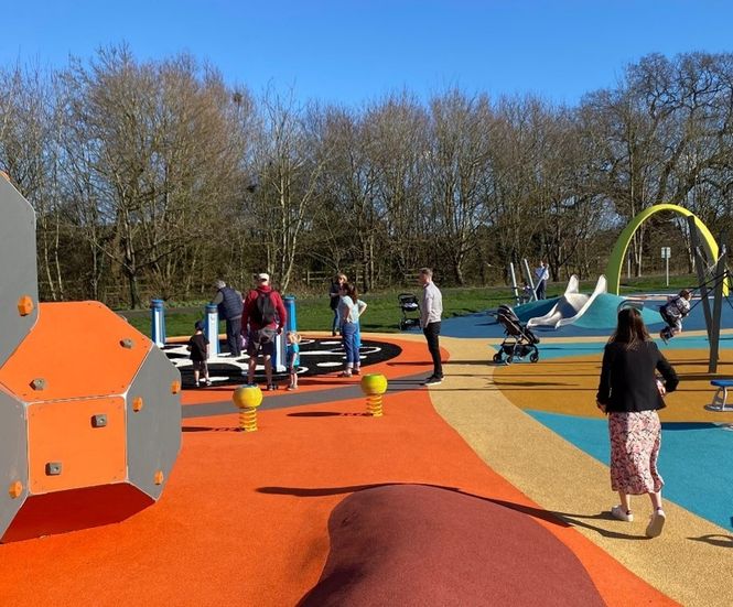 New interactive destination play area - Cantley Park, Wokingham ...