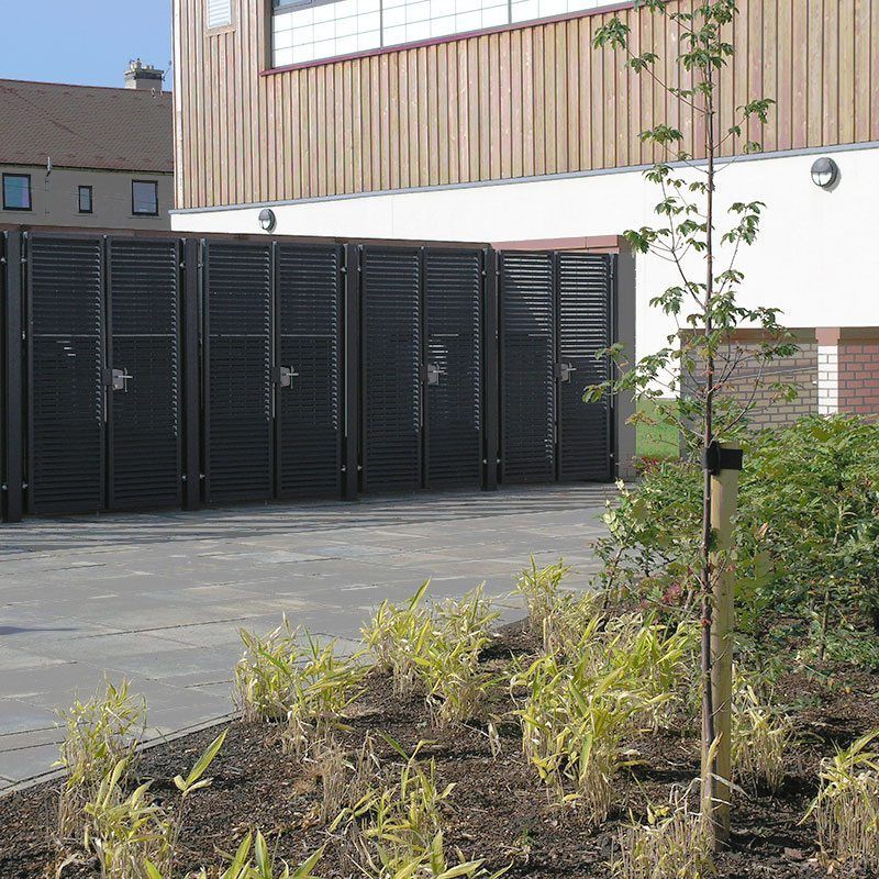 Gates for bin store, Tranent School | Images