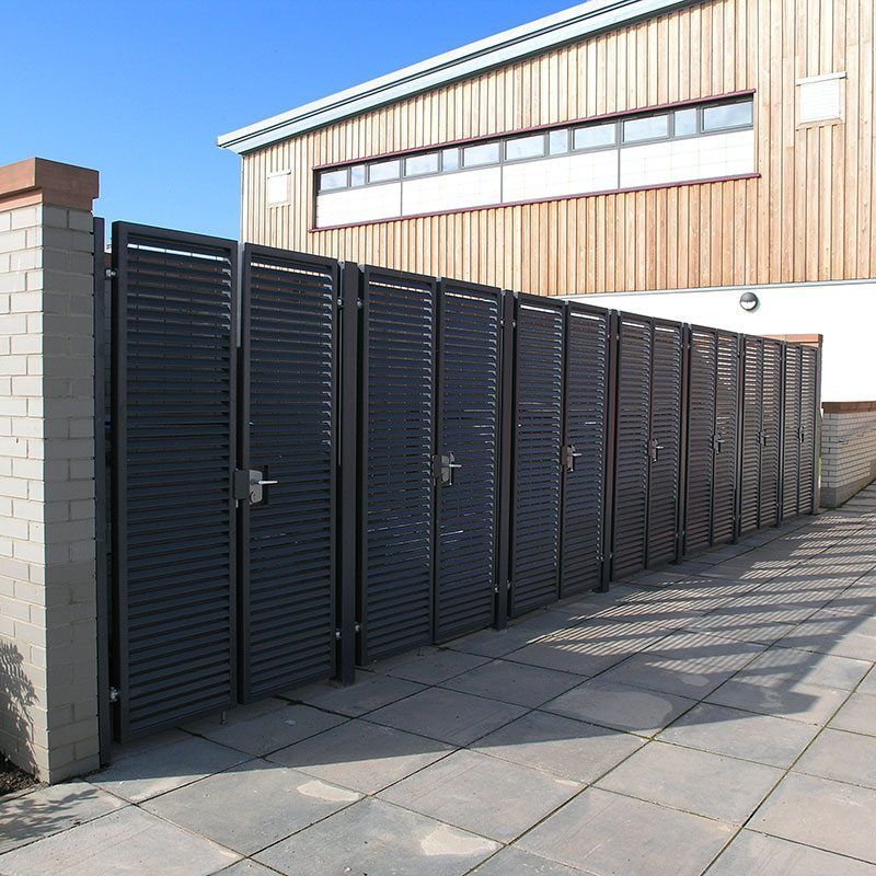 Gates for bin store, Tranent School | Images