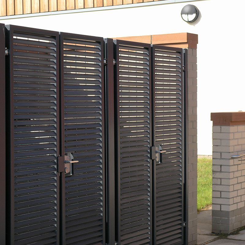 Gates for bin store, Tranent School | Images