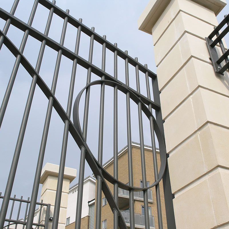 Images for Modena 3m high railings and gates for Islington estate