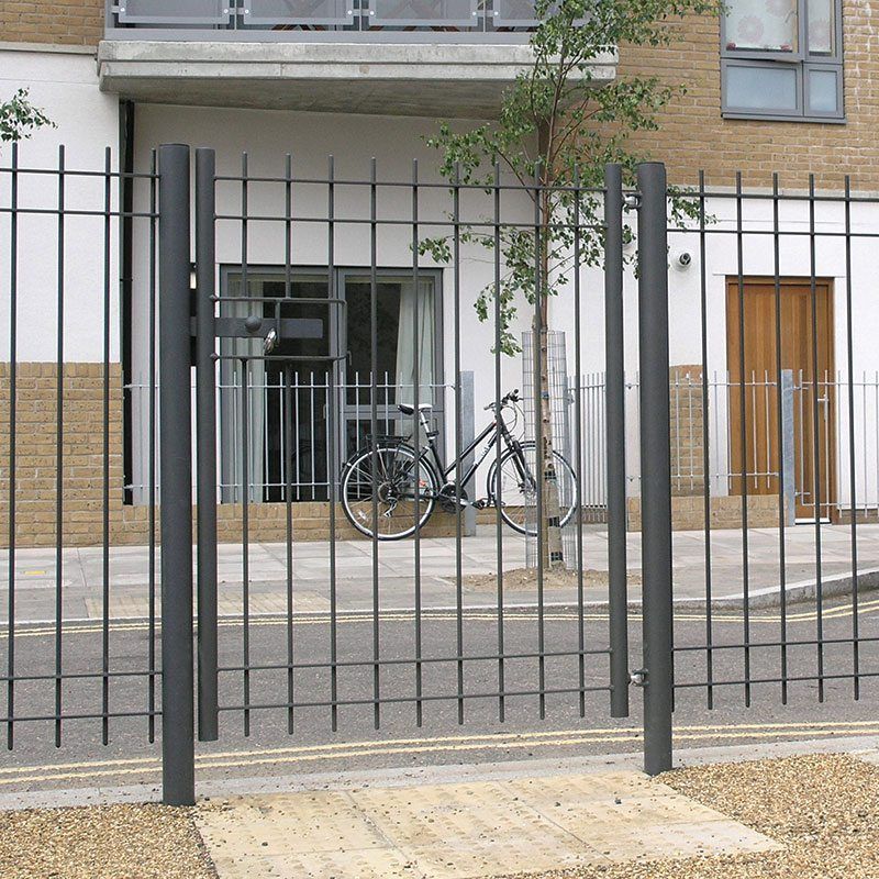 Images for Modena 3m high railings and gates for Islington estate