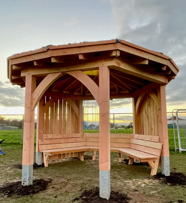 Images for Roundhouse timber shelter with green roof - West Park, Worthing