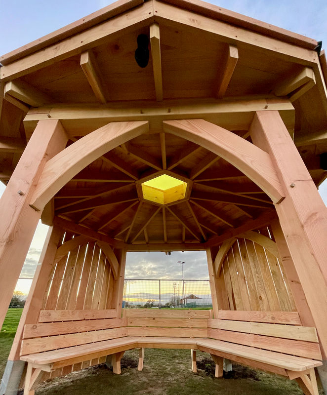 Images for Roundhouse timber shelter with green roof - West Park, Worthing
