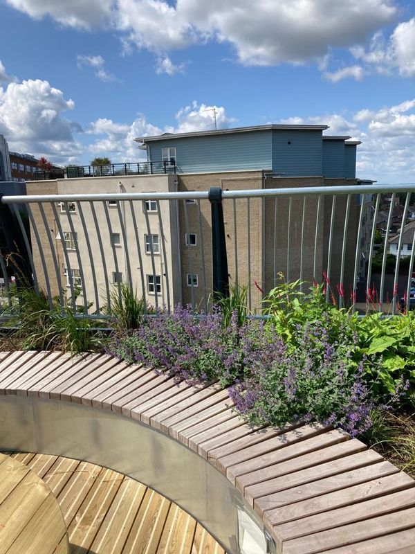 Images for Bespoke roof garden parapet - Southampton Hospital
