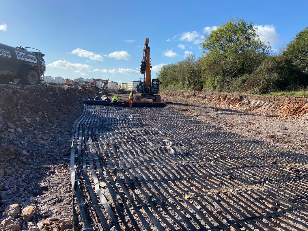 ParaLink® - uniaxial Geogrid | Images