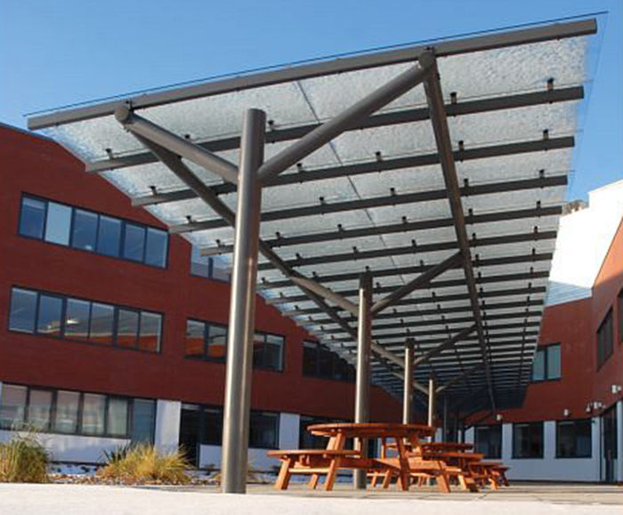 Images for Aquinas contemporary monopitch canopy