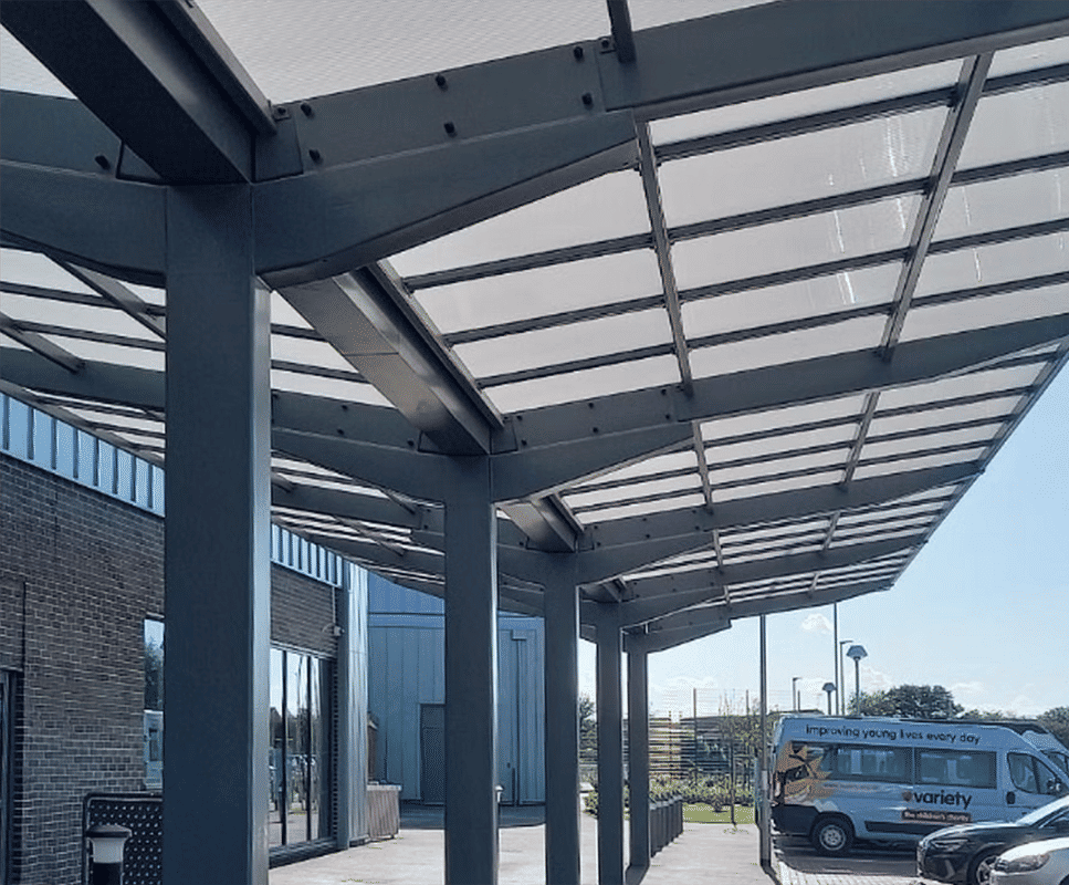 Images for Penarth Gullwing Pick-Up & Drop-Off Canopy