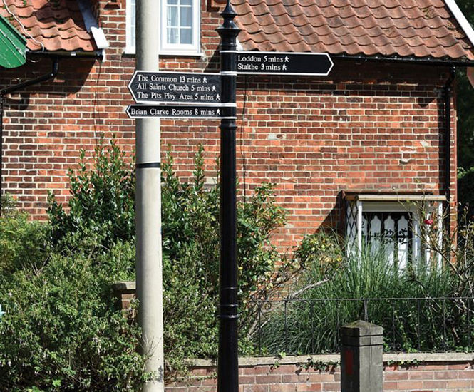 Standard Signage Columns | Broxap