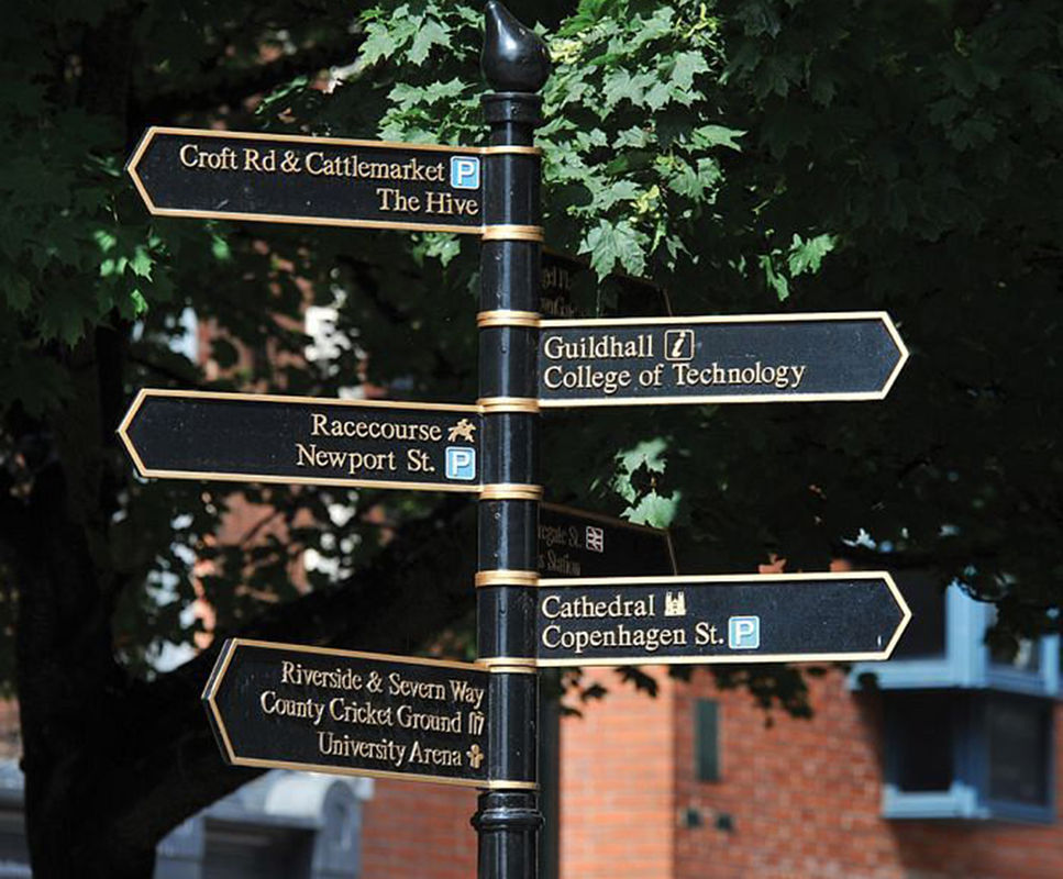 Standard Signage Columns | Images