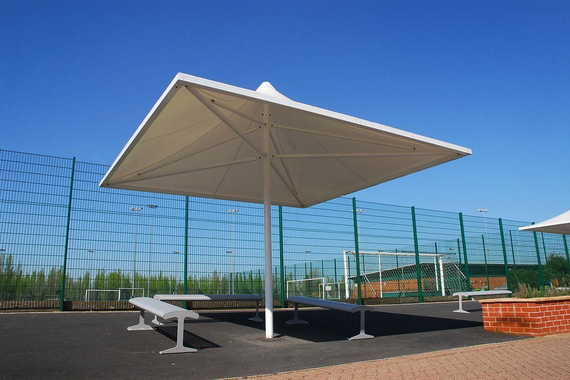 Tornado Tensile Canopy - waterproof fabric outdoor shelter | Images