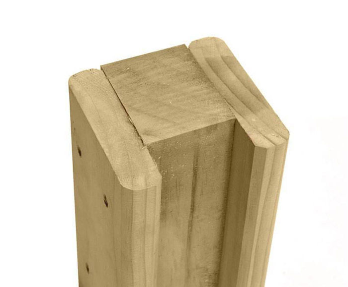 Jakposts® - slotted timber posts for panel fencing | Images