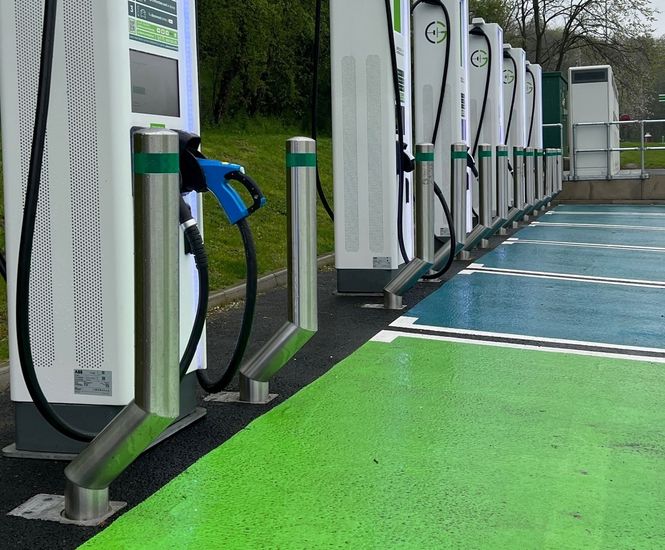 ASF 5002 Electric Car Charging Posts | Architectural Street Furnishings