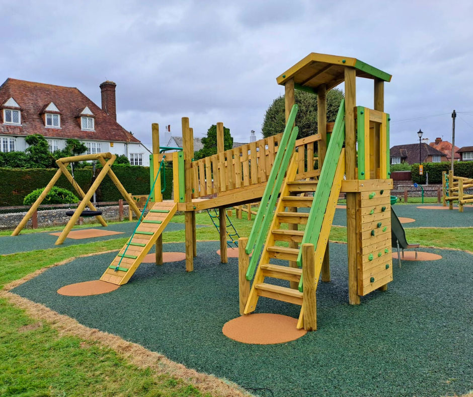 Revitalised Timber Play Area for Aubrey Fletcher's Play Field | Images