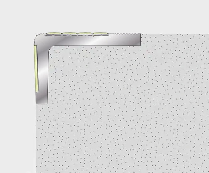 Recessed heavy-duty stair nosings | Quantum Flooring Accessories