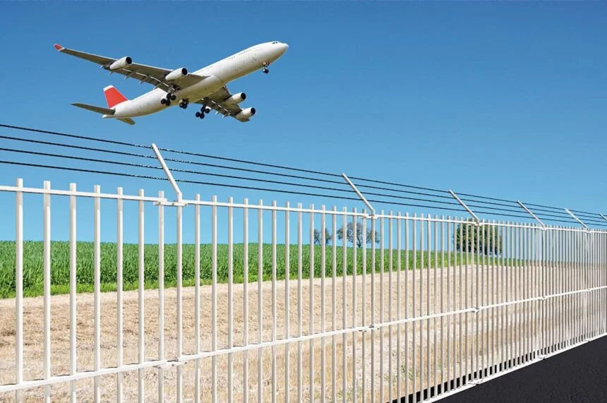 FibreFence Railings - GRP mesh fencing system | Images
