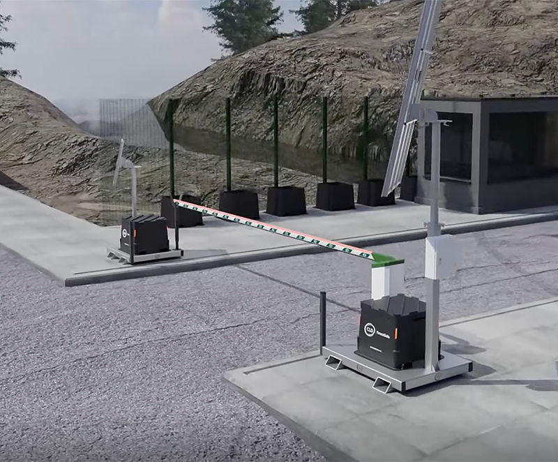 RiseMaster HE - off-grid solar automatic arm barrier | Images