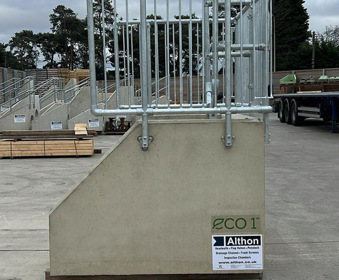 eco1™ - precast concrete headwalls with reduced CO2 | Althon