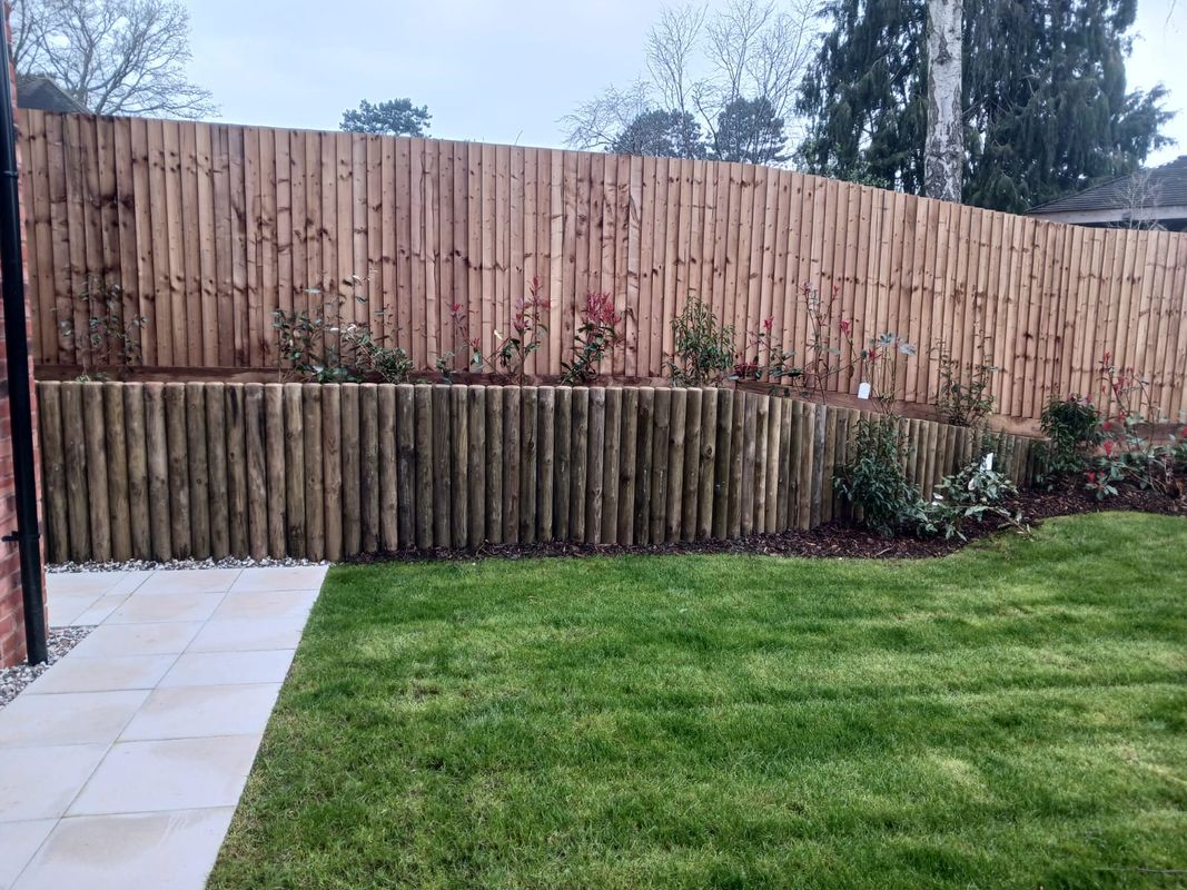 Images for Unilog Pro™ machine-round timbers for retaining walls