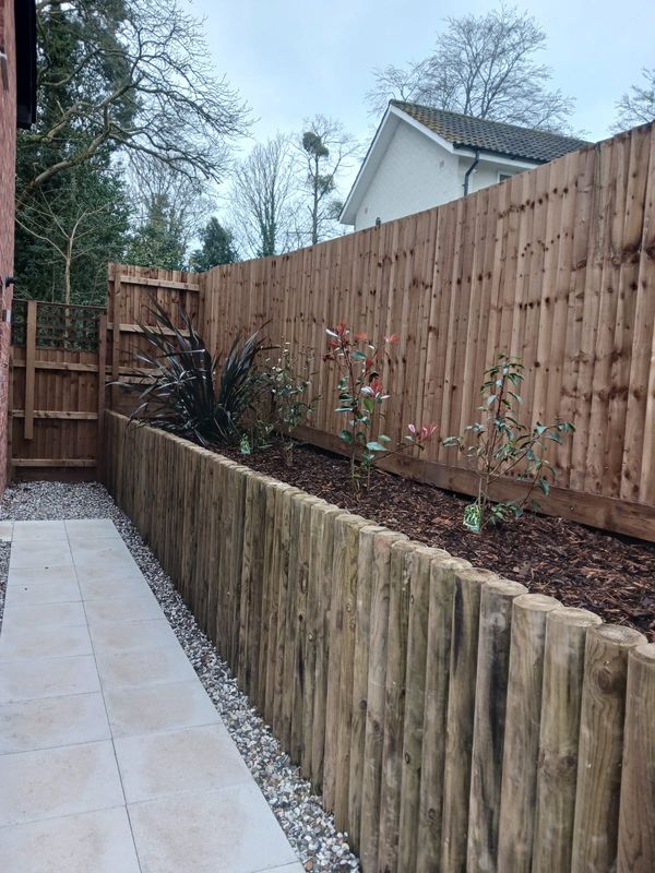 Images for Unilog Pro™ machine-round timbers for retaining walls