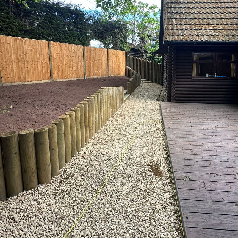 Images for Unilog Pro™ machine-round timbers for retaining walls