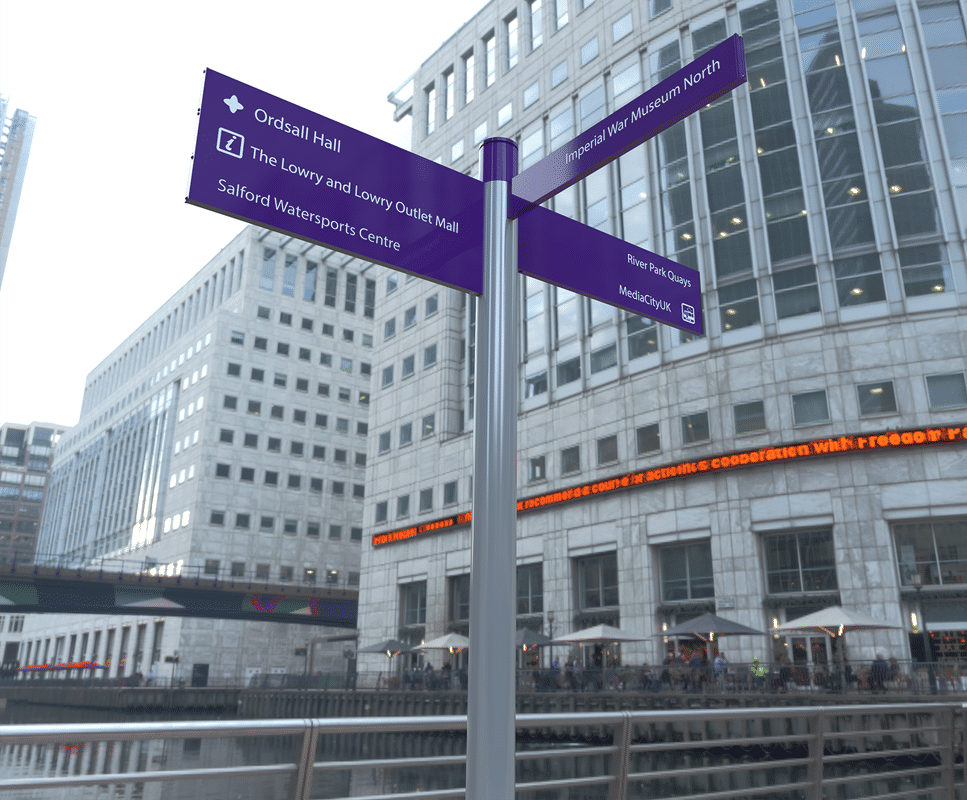 Waypoint - adjustable aluminium fingerpost system | Images