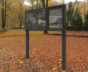Outdoor interpretation signs | EXTERNAL WORKS