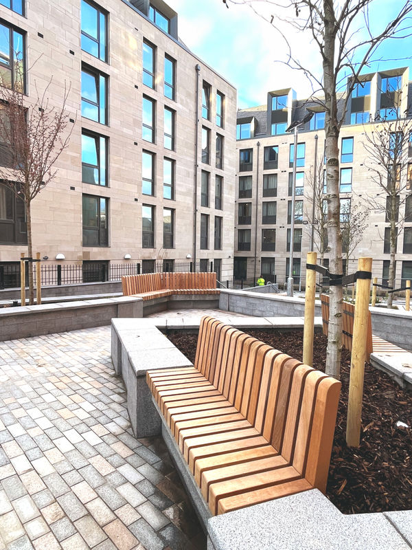 Images for Bespoke timber wall-top seating - The Mont, Edinburgh