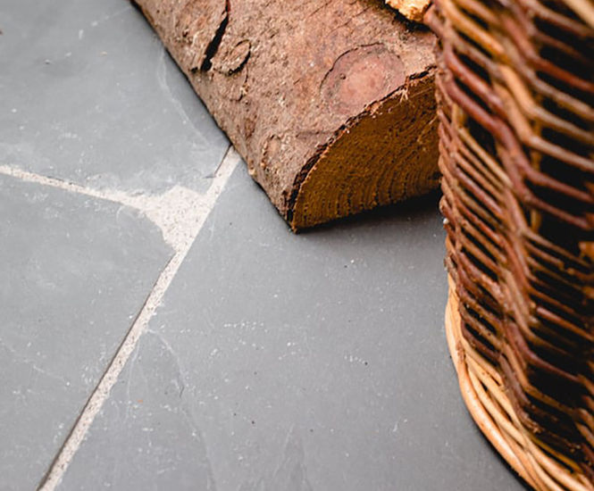 National Trust Tintagel aged slate paving slabs | Westminster Stone