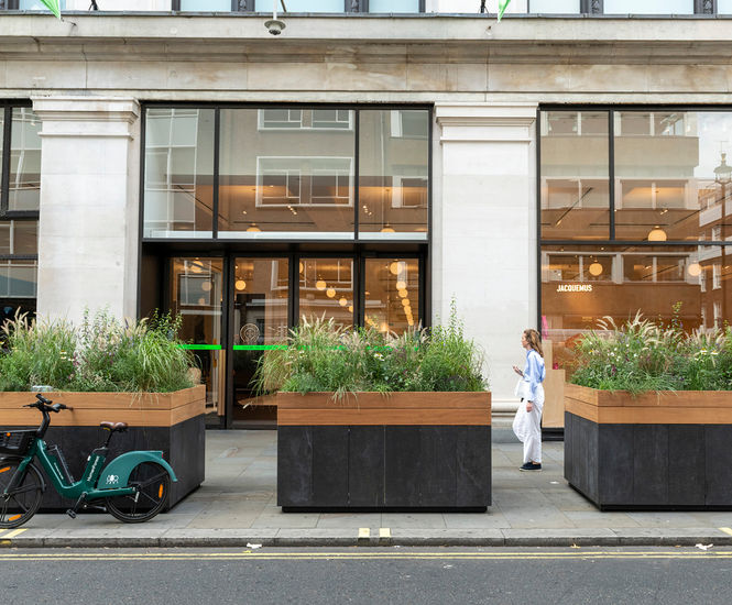 Bespoke HVM barrier planters increase green space at Selfridges | Urban ...