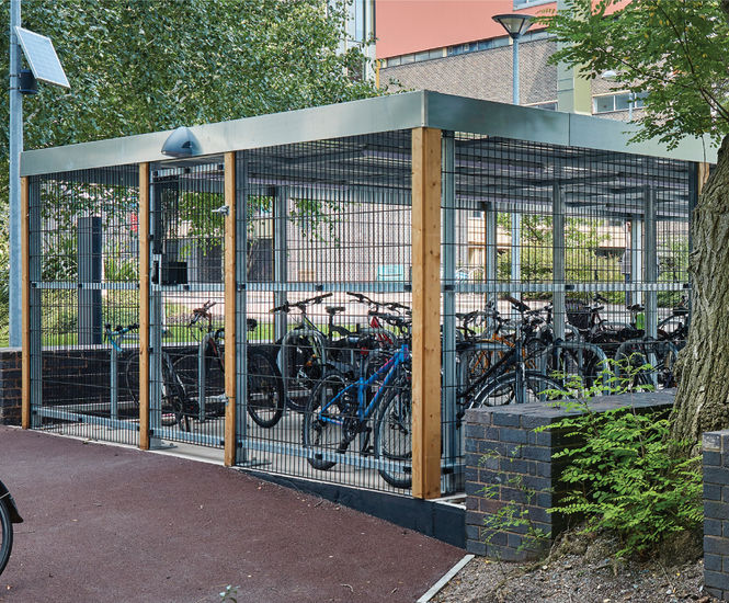 Carlton high-security cycle enclosure | The Bike Storage Company