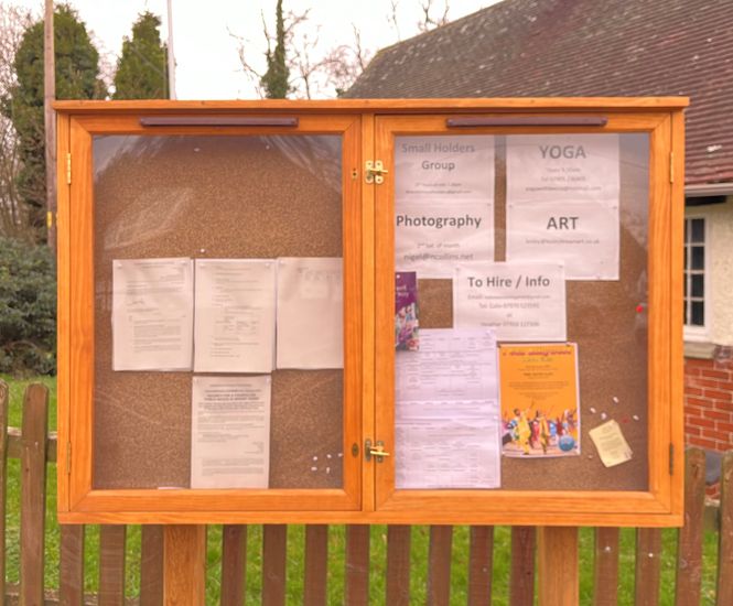 Solid oak outdoor timber display cases | Shelley Signs