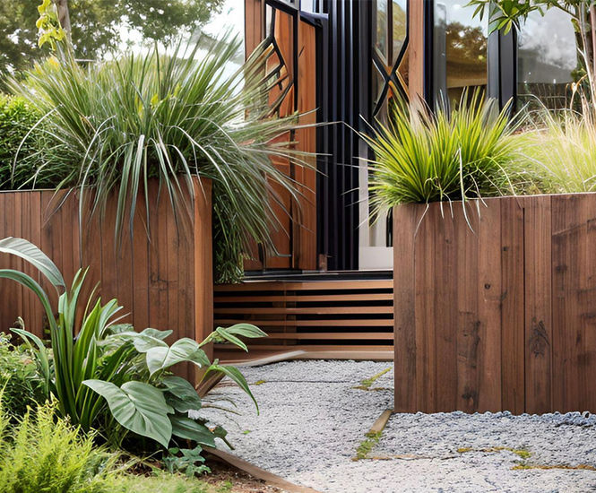 Bespoke timber-clad steel planters for high-end projects | Manor House ...