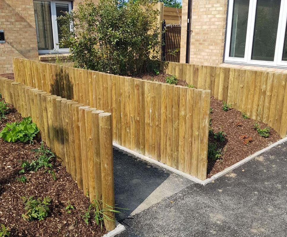 Images for Unilog Pro™ machine-round timbers for retaining walls